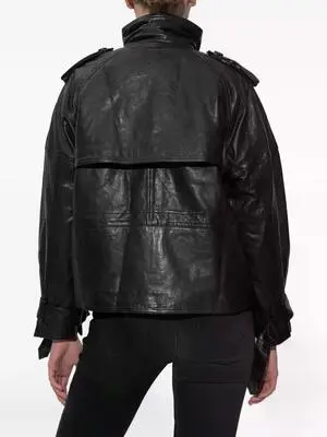 ALLSAINTS High-neck Leather Jacket