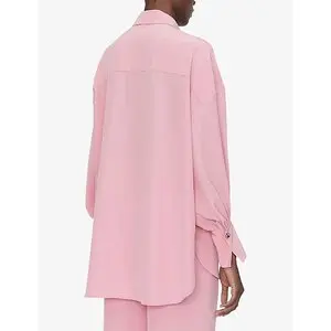 JOSEPH Camilia Relaxed-fit Satin Blouse - Blush