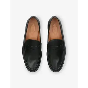 TOD'S Penny-detail Leather Loafers