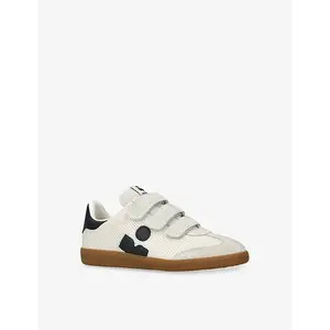 Isabel Marant Beth Logo Leather Trainers