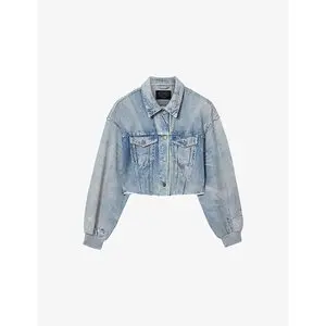 ALLSAINTS Anders Denim-effect Shacket