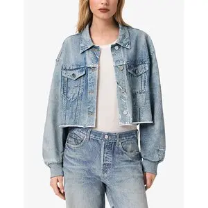 ALLSAINTS Anders Denim-effect Shacket