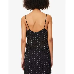 Dissh Vanessa Polka-dot Woven Cami Top