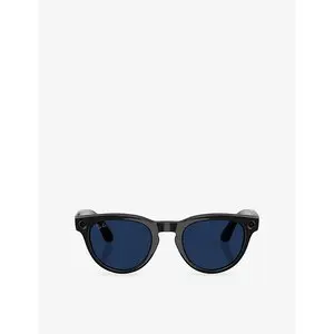 RAY-BAN META Phantos-frame Meta Ai Glasses - Black