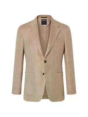Zegna Patch-pocket Blazer - Neutrals