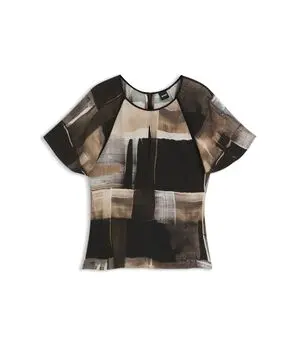 BOSS Printed Regular-fit Blouse - Patterned