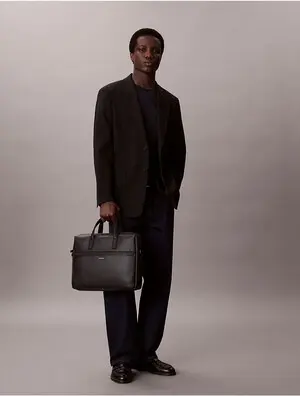 Calvin Klein Pebbled Laptop Bag