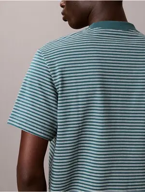 Calvin Klein Stripe Relaxed T-shirt - Vineyard