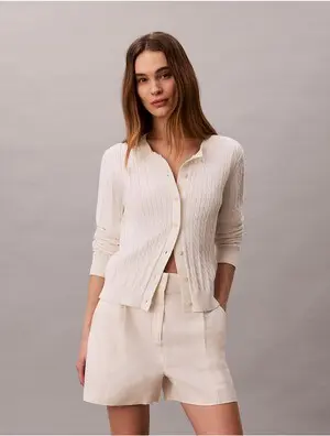 Calvin Klein Drop Shoulder Cardigans For Women
