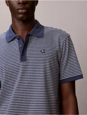 Calvin Klein Varsity Stripe Polo Shirt