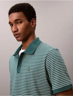 Calvin Klein Varsity Stripe Polo Shirt