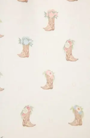 PJ Salvage Western Blooms Peachy Jersey Pajama Shorts