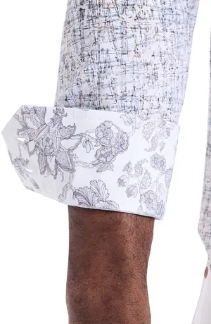Robert Graham Hammersmith Knit Button-up Shirt - White Multi