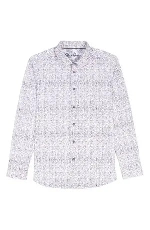 Robert Graham Hammersmith Knit Button-up Shirt - White Multi