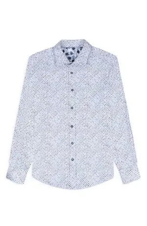 Robert Graham Montagu Knit Button-up Shirt