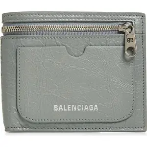 Balenciaga Superbusy Square Folded Wallet - 1108 Balenciaga Grey