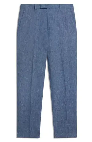 Ted Baker London Slim Fit Linen & Cotton Pants