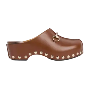 Gucci Platform Clog With Horsebit - Multicolor
