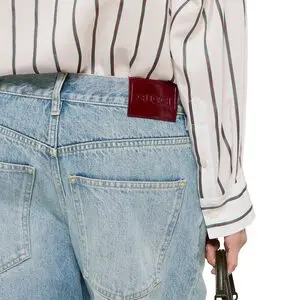 Gucci Cotton Denim Pants - Blue