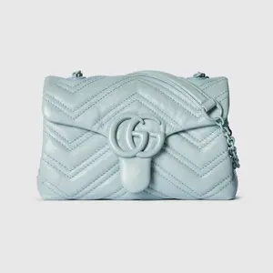Gucci Gg Marmont Mini Shoulder Bag - Blue