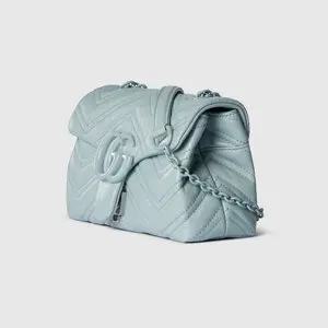 Gucci Gg Marmont Mini Shoulder Bag - Blue