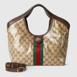 Gucci Giglio Small Tote Bag - Beige