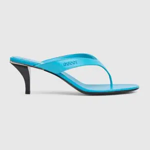 Gucci Vittoria Thong Leather Sandals