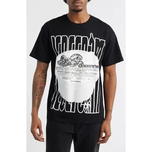 ICECREAM Diamond Cotton Graphic T-shirt - Black