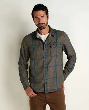 TOAD & CO Ranchero Long Sleeve Shirt - Black Pattern