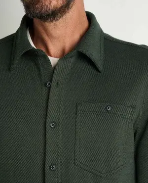 TOAD & CO Shadowbrook Long Sleeve Shirt - Olive Pattern