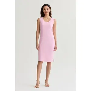 Ming Wang Sleeveless Knit Sheath Dress