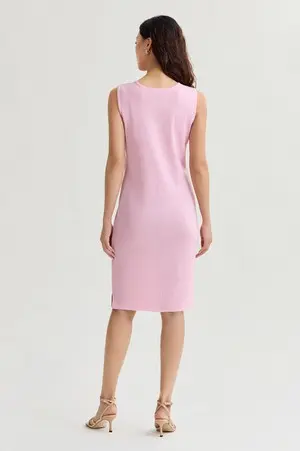 Ming Wang Sleeveless Knit Sheath Dress