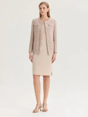 Misook Sleeveless Knit Sheath Dress