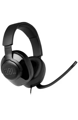 JBL Quantum 200 Wired Over Ear Gaming Headset - Black