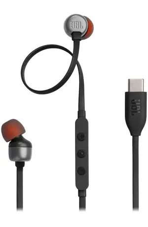 JBL Tune 310c Wired Usb-c Hi-res In-ear Headphones - Black