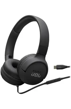 JBL Tune Tune 520c Usb-c Hi-res Wired On-ear Headphones - Black