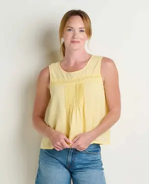 TOAD & CO Manzana Pintuck Tank - Meyer