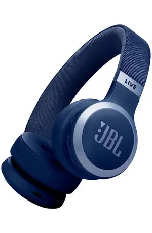 JBL Live 670nc Wireless On-ear Headphones With True Adaptive Noise Cancelling - Blue
