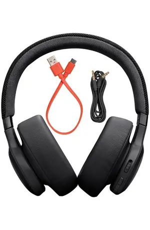 JBL Live 770nc Wireless Over-ear Headphones With True Adaptive Noise Cancelling - Black
