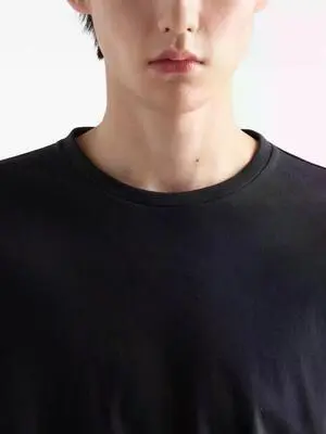 Prada Logo-embroidered Short-sleeve T-shirt