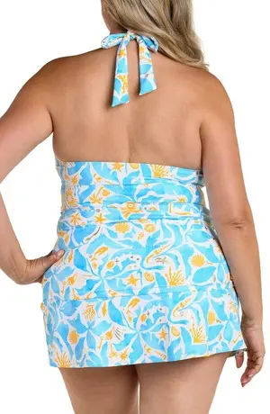 La Blanca Halter Neck Tankini Top