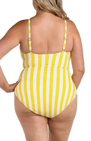 La Blanca Coastal Reversible One-piece Swimsuit