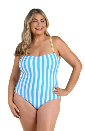 La Blanca Coastal Reversible One-piece Swimsuit