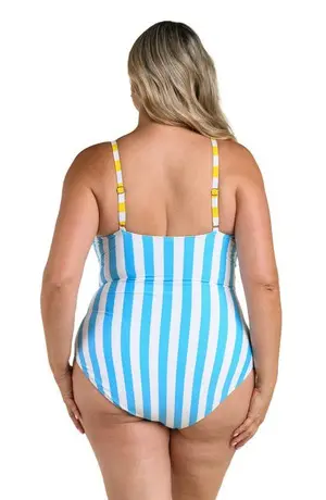 La Blanca Coastal Reversible One-piece Swimsuit