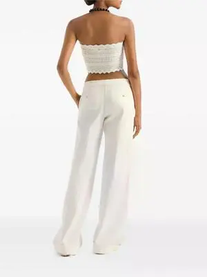 GENNY Scalloped Knitted Bandeau Top