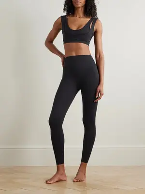 SKIMS Nike Double Strap Scoop Bra - Black