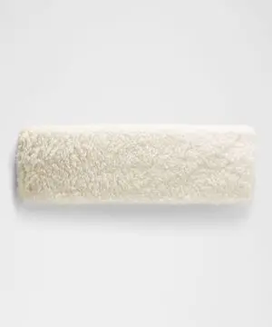 Lululemon Boucle Fleece Headband - Light Ivory