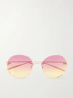 Barton Perreira Rigby Round-frame Sunglasses - Pink