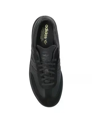 Adidas Samba Lx Panelled Lace-up Sneakers - Black