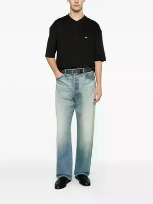 Emporio Armani V-neck Logo T-shirt